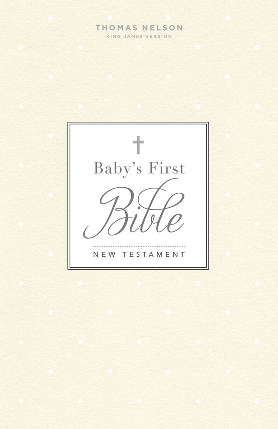 KJV Baby's First Bible, White – The Wreath Stand